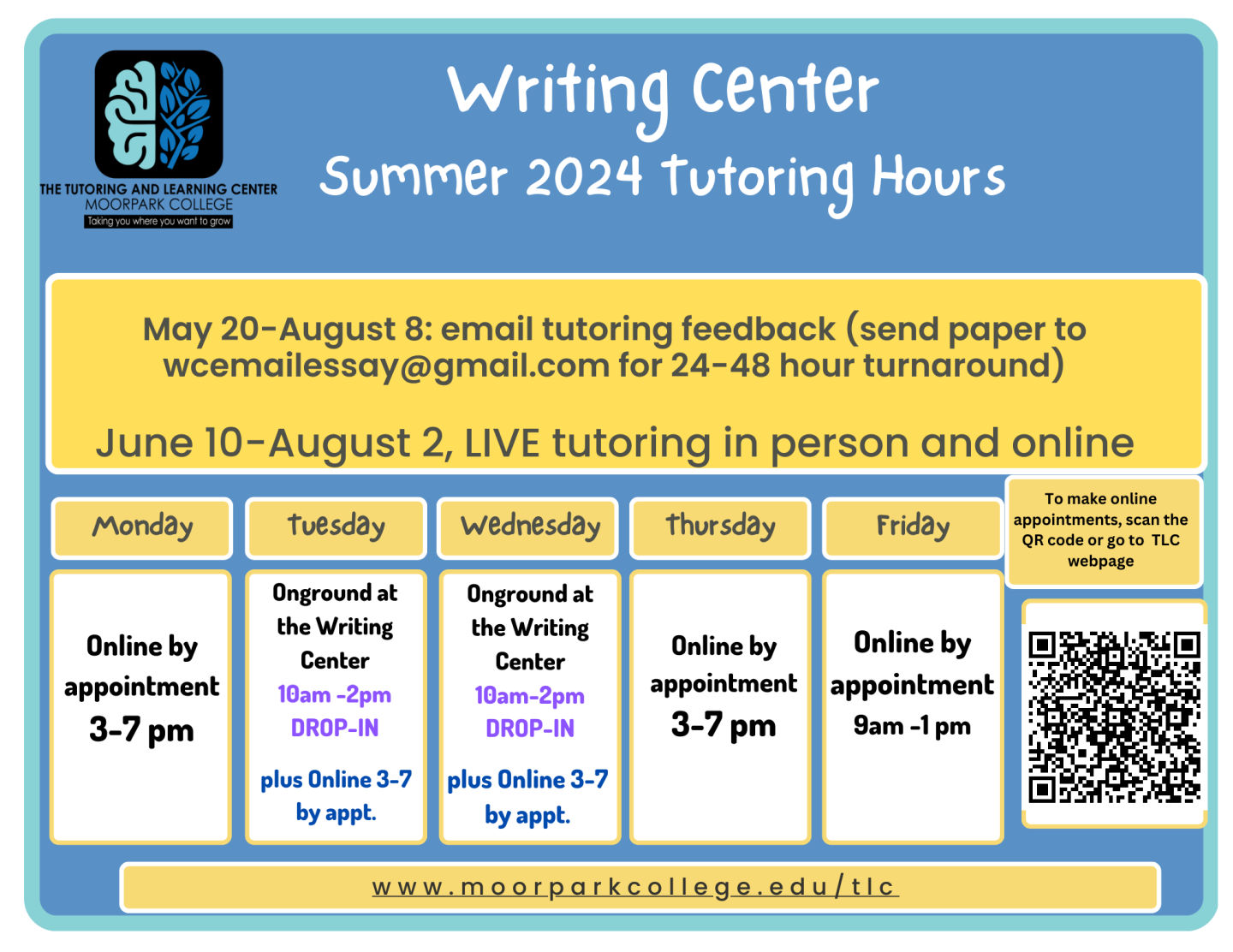 Tutoring and Learning Center (TLC) | Moorpark College